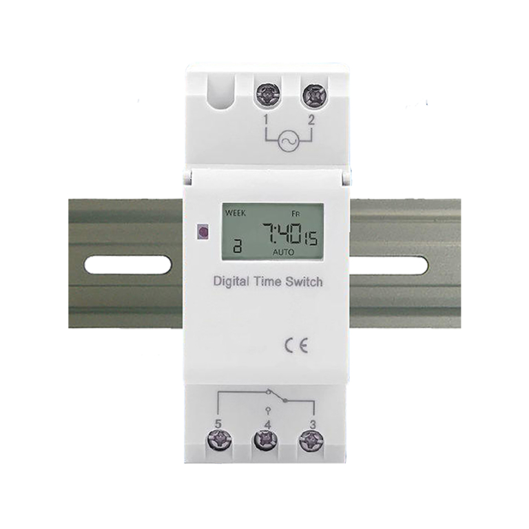 7 Day 24 Hour Programmable Timer (12, 24,120,220 VAC) - ElectroMarketplace