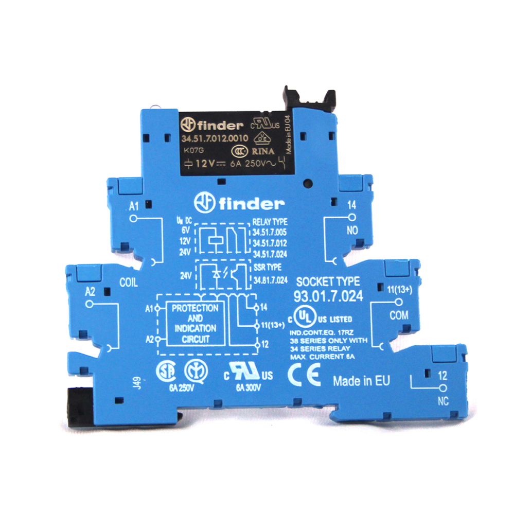 Finder Relay Ultra Slim SPDT Electromechanical Relay - ElectroMarketplace