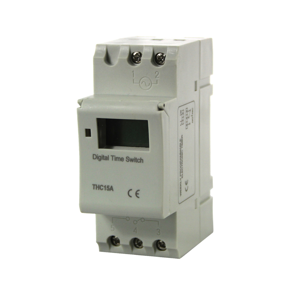 7 Day 24 Hour Programmable Timer (12, 24,120,220 VAC) - ElectroMarketplace
